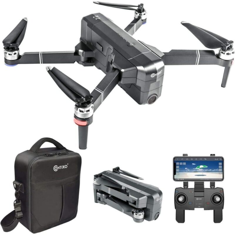 CONTIXO F24 Pro 4K UHD Foldable RC Quadcopter GPS Drone for Adults, FPV ...
