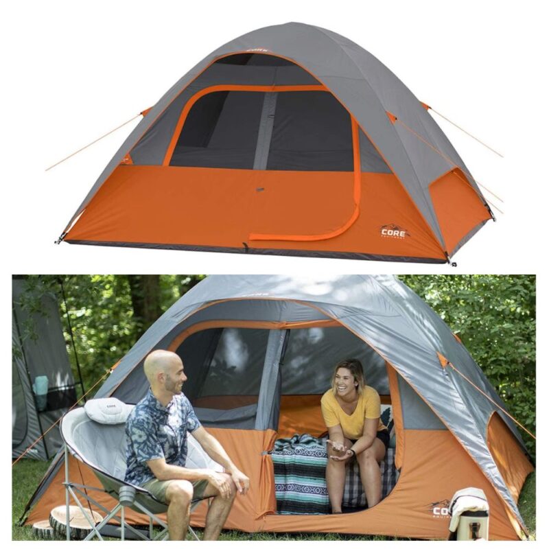 CORE 6-Person Dome Tent 11'x 9' - Outdoorsi