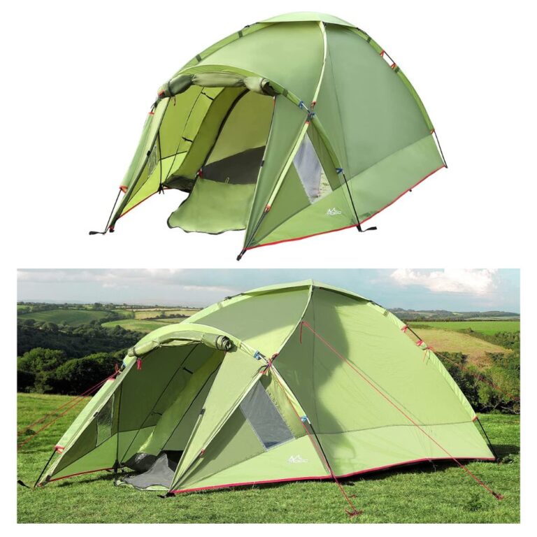 MOKO Emergency Survival Tent, Waterproof Family Camping Dome Tent, 3 ...